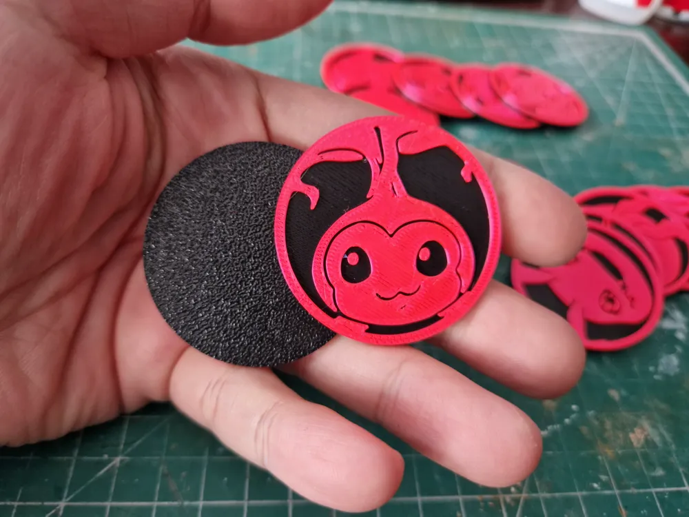 Tanemon Digimon coin by Kryator - MakerWorld