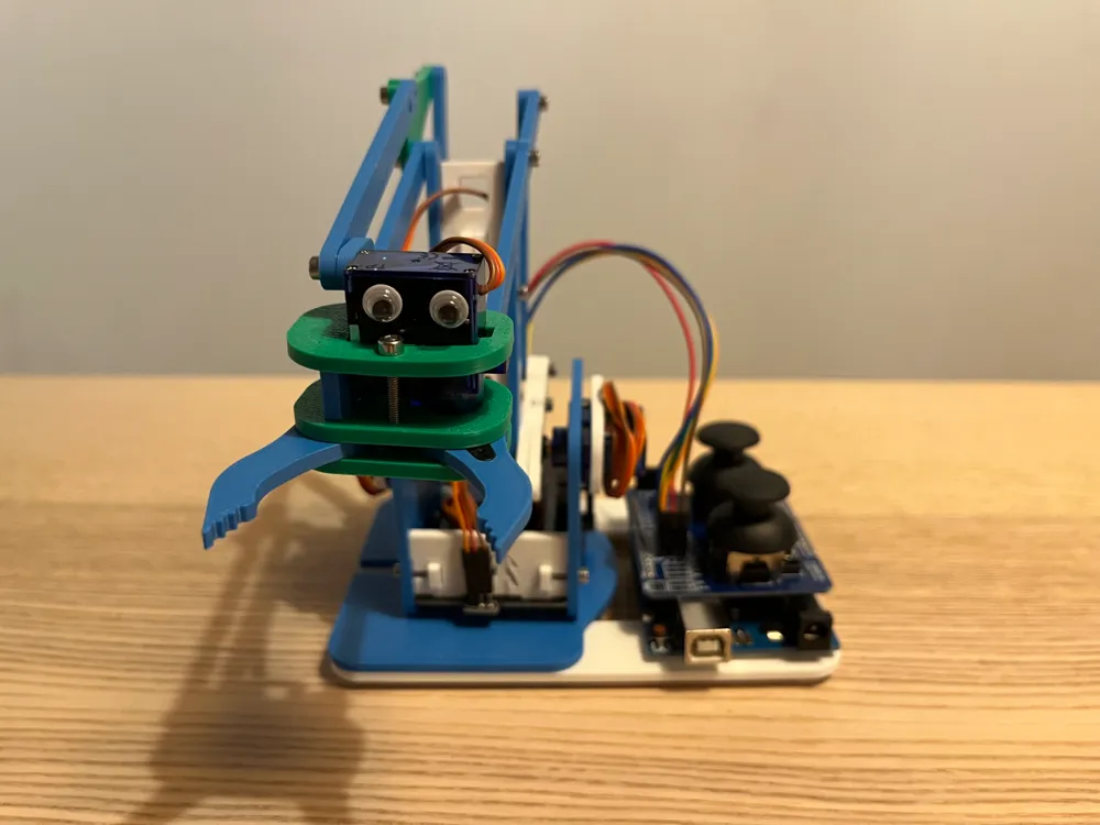 MeArm - Pocket Sized Robot Arm - laser cutting files adjusted for 3D ...