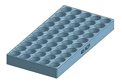 45 acp reloading tray by pecplum - MakerWorld