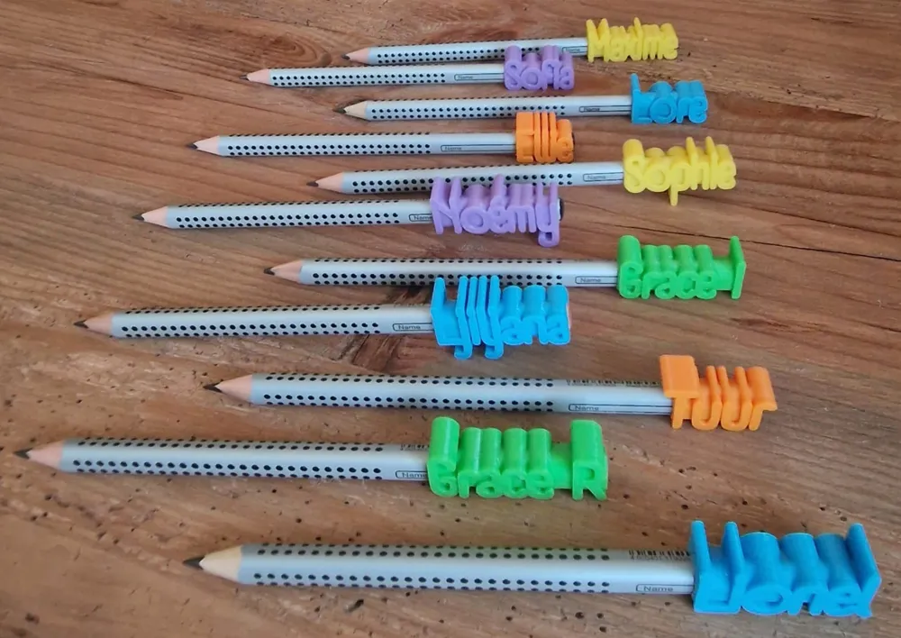 Nombre de lápiz por Simon De Meester MakerWorld: Descarga Modelos 3D ...