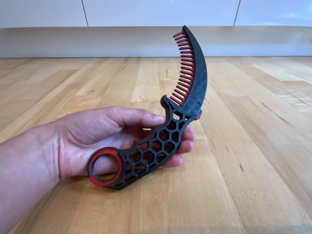 Comb Karambit V2 by Sk8_19230 - MakerWorld