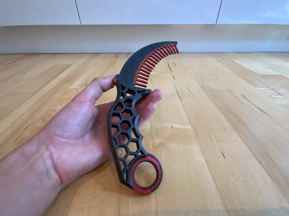 Comb Karambit V2 by Sk8_19230 - MakerWorld