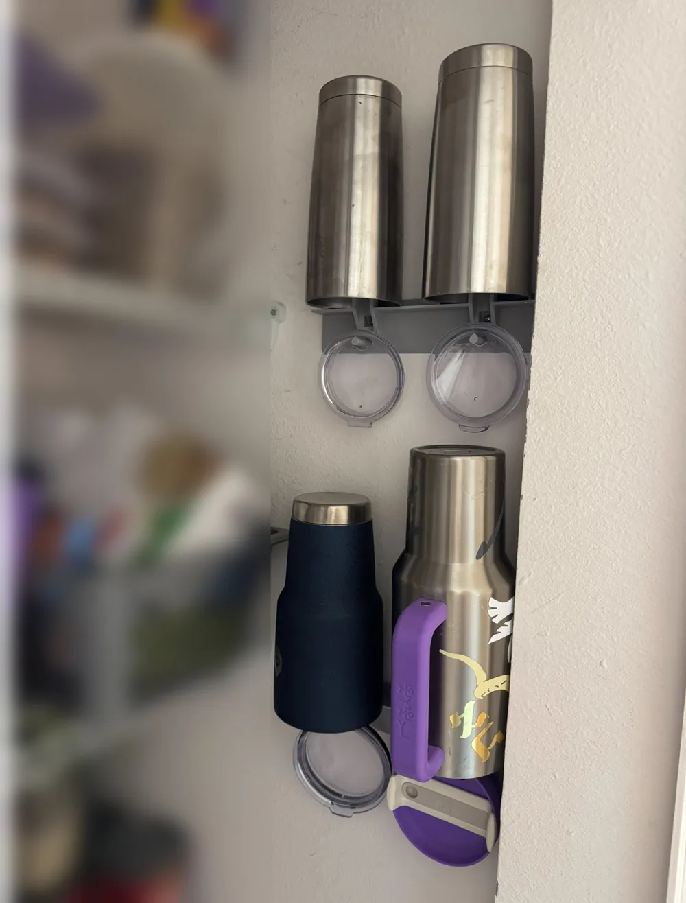 Stanley Cup, Yeti Tumbler, & Bottle Wall Rack - Free 3D Print Model ...