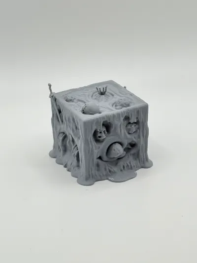 DnD Miniature Gelatinous Cube by wif1973 MakerWorld: Download Free 3D ...