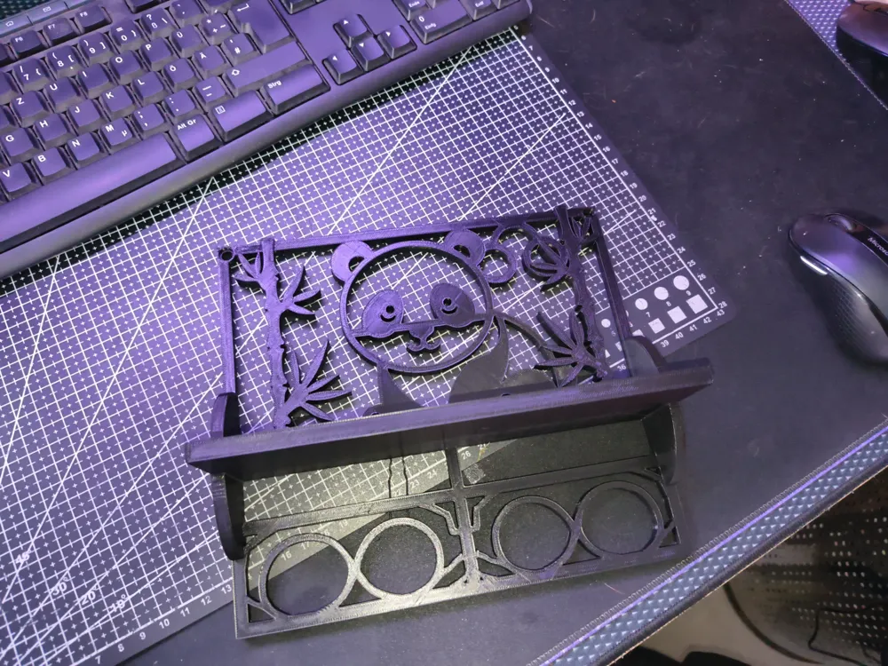 Panda Wall Shelf (220x200x80mm) by ccrccrdk - MakerWorld