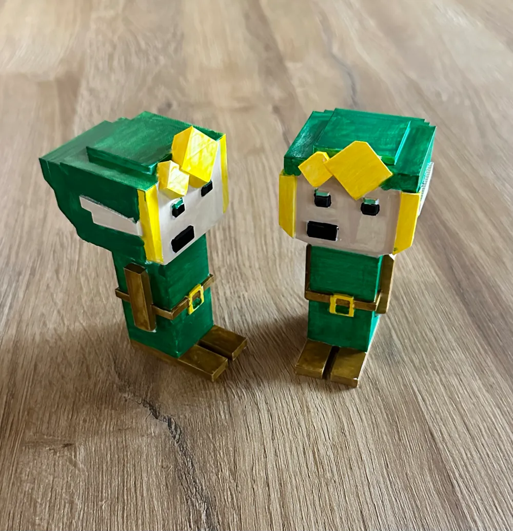 Zelda - Link (Minecraft Chibi Style) by ragin666 - MakerWorld