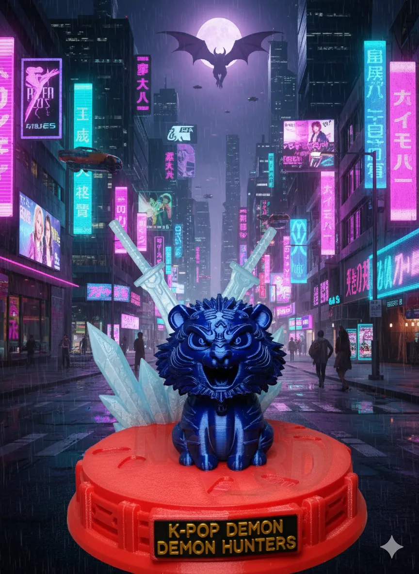 Tigre Depry - guardián de los K-Pop Demon Hunters por Neoflix3d ...