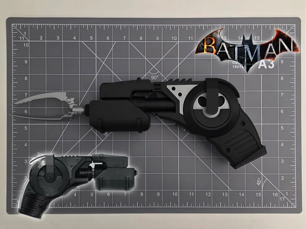 Batman Arkham Origins Batclaw - Free 3D Print Model - MakerWorld