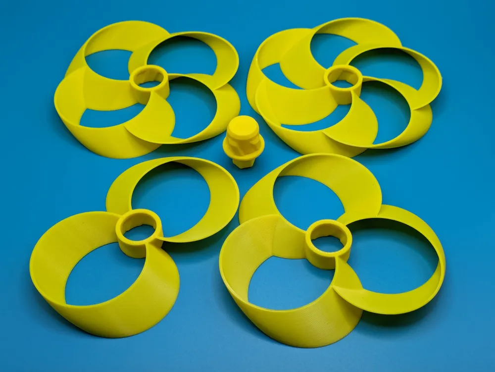 Toroidal Launcher Mini Rings - 100mm pitch by Brent Peterson - MakerWorld