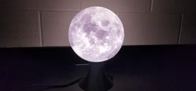 Moon Lithophane Lamp - 8 inch diameter by SidersCustom MakerWorld ...