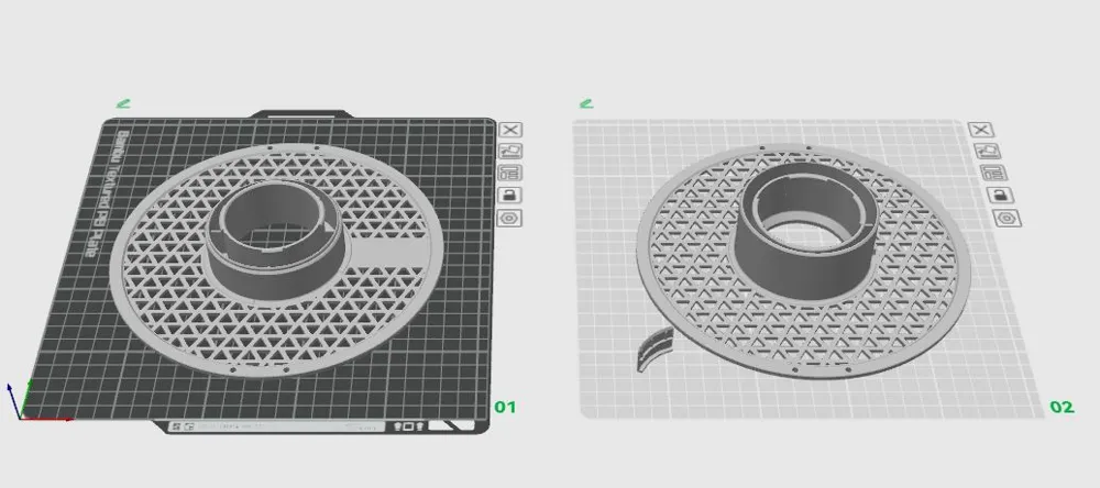Bambu Lab Filament Spool | Original Size Replica - Free 3D Print Model ...
