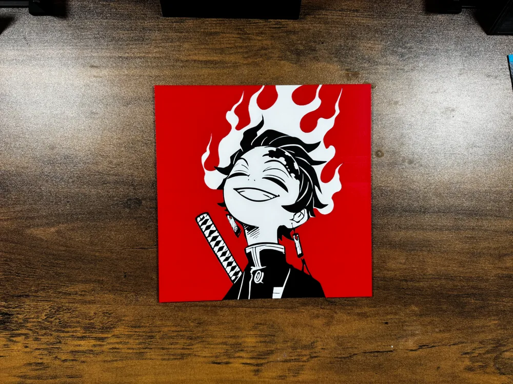 Tanjiro Kamado – Demon Slayer Estilizado HueForge por 3D Prints By Vic ...