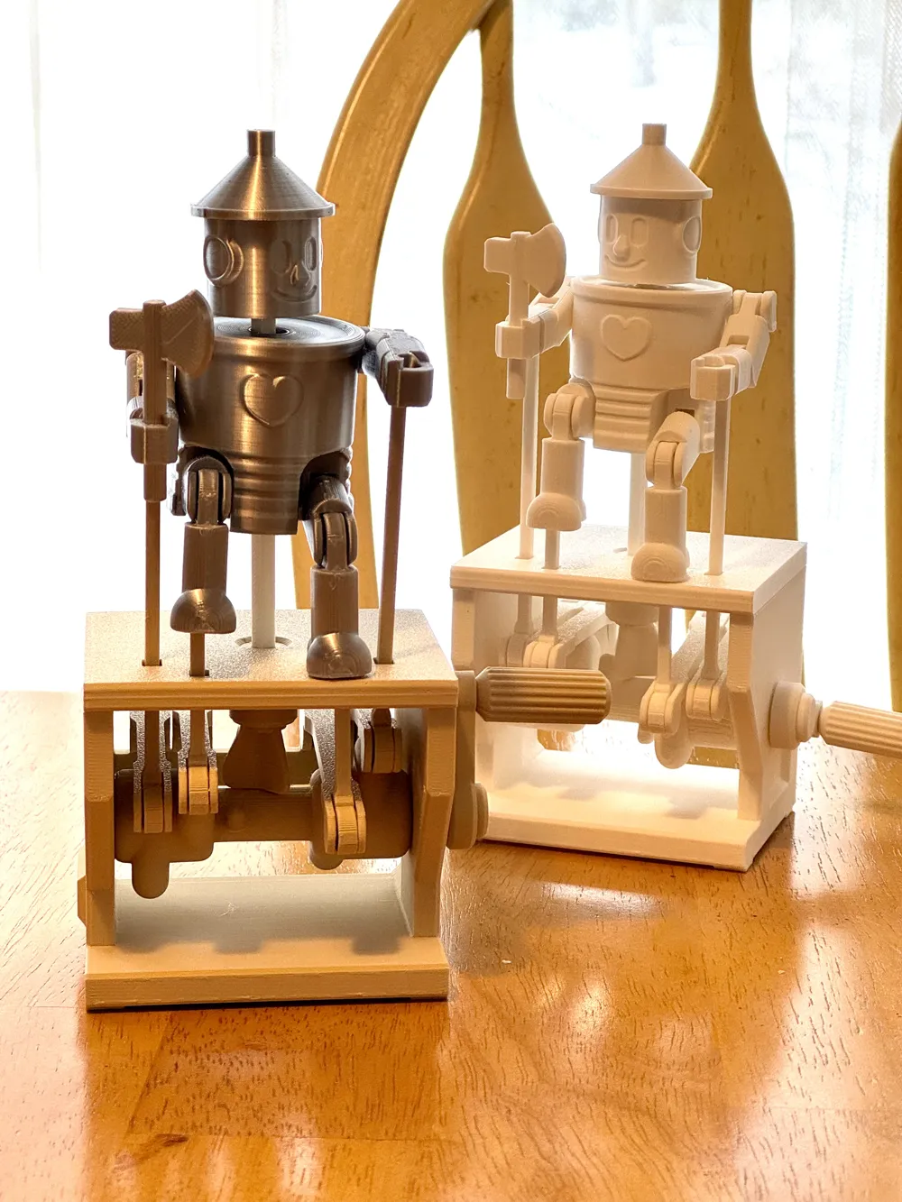 tin woodman / walking robot automaton - Free 3D Print Model - MakerWorld