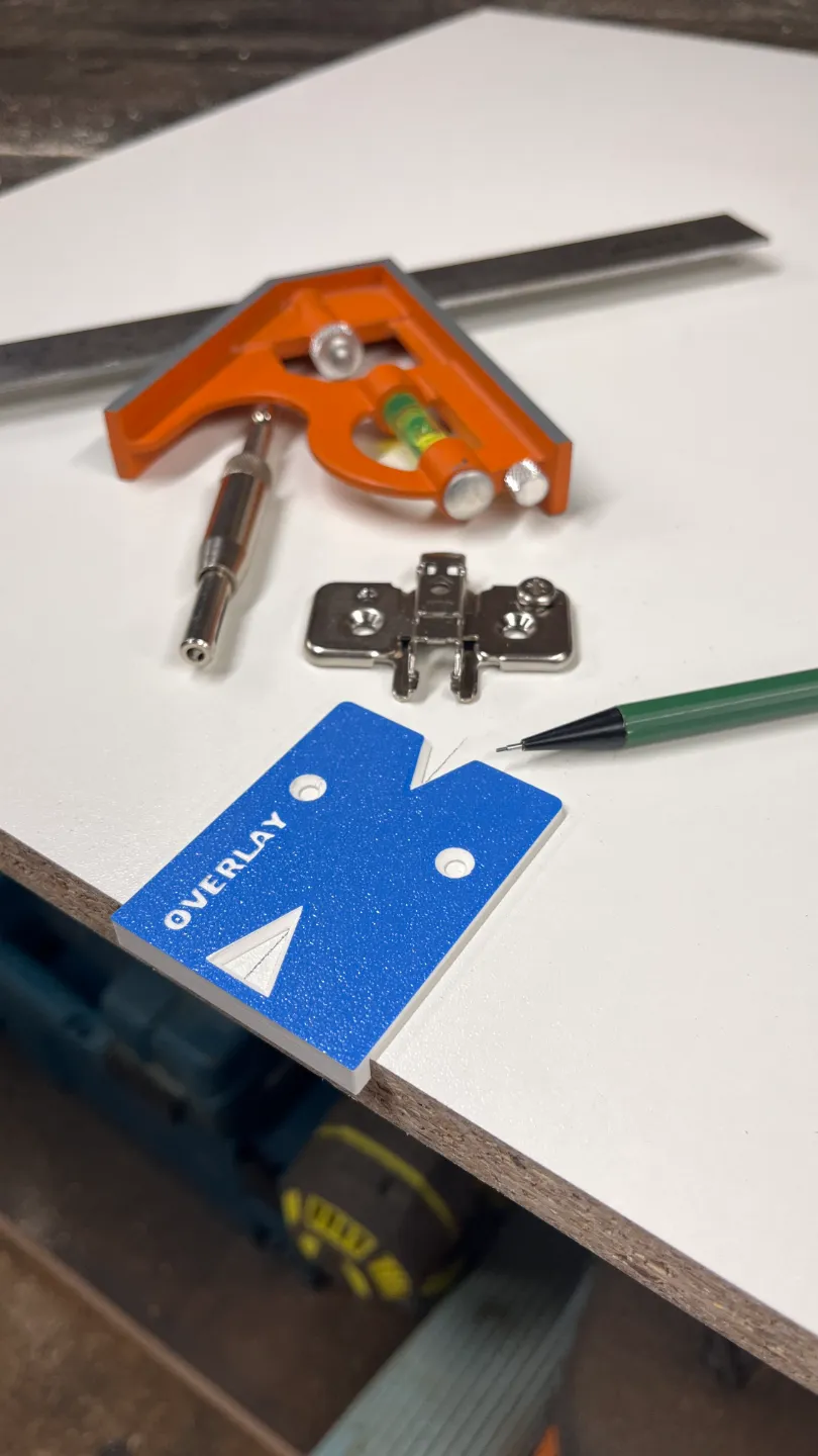 Euro hinge mounting plate jig by kl_worx - MakerWorld