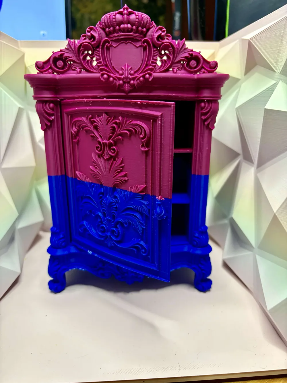 Royal Baroque Cabinet - Free 3D Print Model - MakerWorld