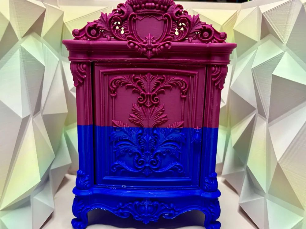 Royal Baroque Cabinet - Free 3D Print Model - MakerWorld
