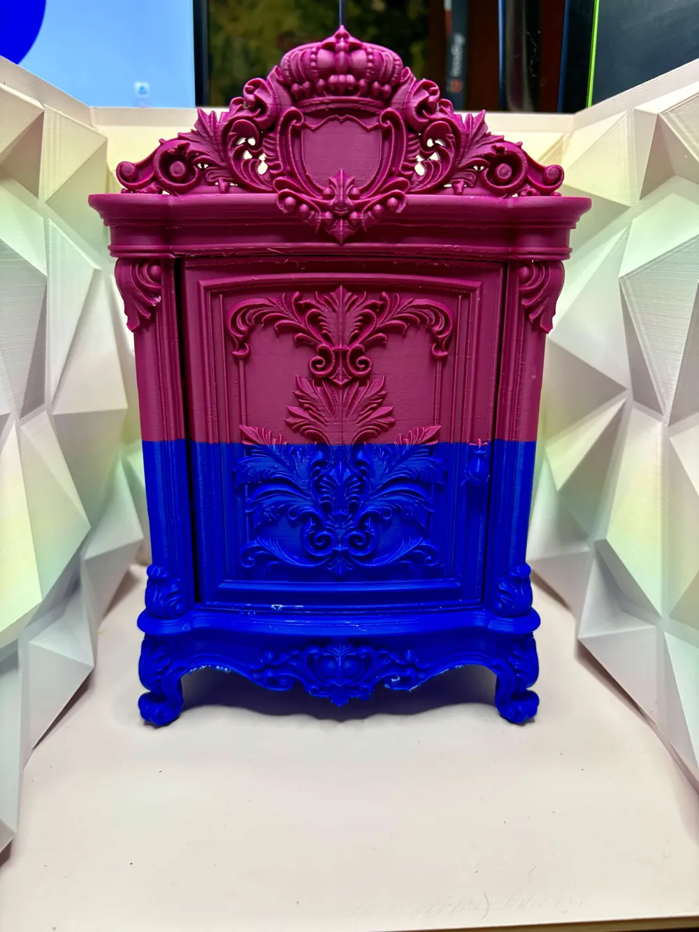Royal Baroque Cabinet - Free 3D Print Model - MakerWorld