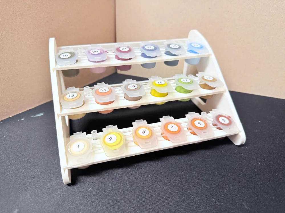 Paint by numbers organizer - Free 3D Print Model - MakerWorld
