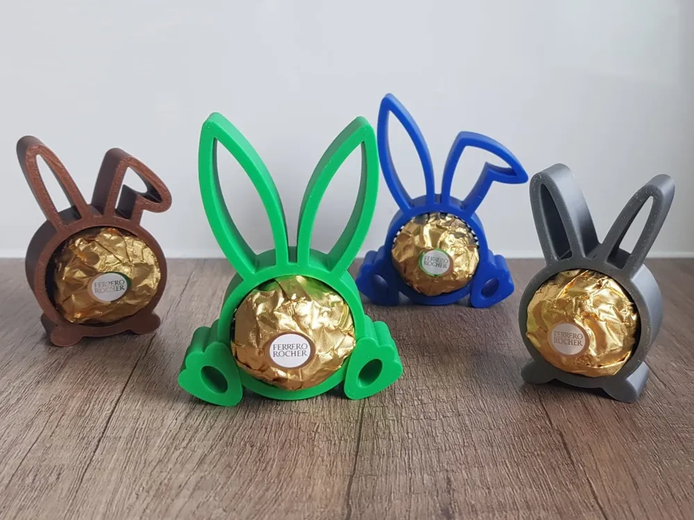 Easter Bunny Gang - Ferrero Rocher easter bunnies by PKD3D MakerWorld ...