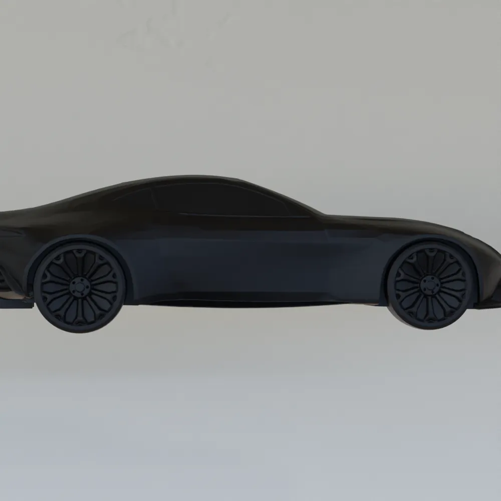 Aston Martin Vantage Wall Art - Side View - Free 3D Print Model ...