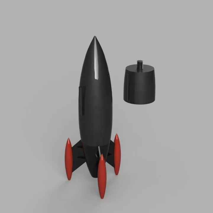Model Rocket by BinaryNightowl - MakerWorld