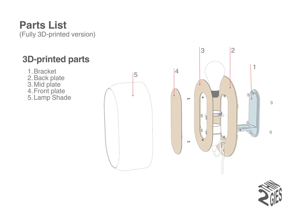 ALBA Modular DIY Lamp by TwoThingies MakerWorld: Download Free 3D Models