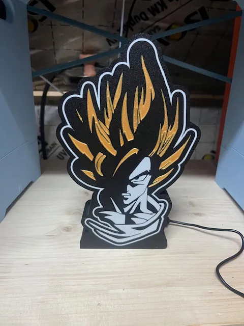 goku led light box by Vitormhs - MakerWorld