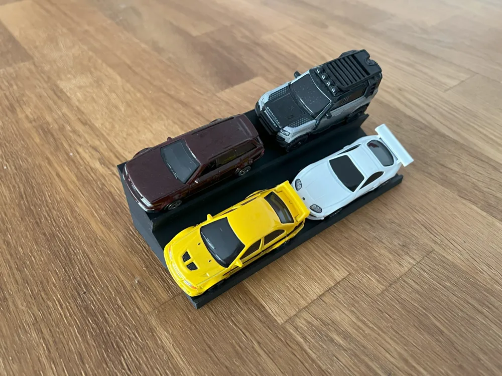 quadruple display stand 1/64 hotwheels matchbox by Sir_Stigma MakerWorld: Download Free 3D Models