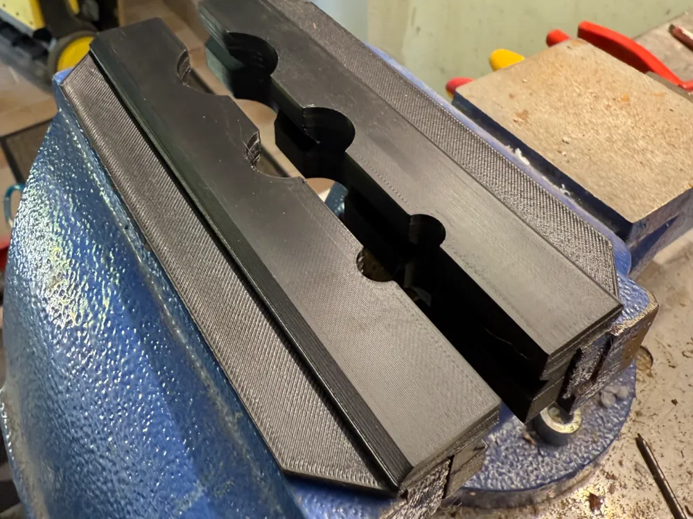 Vise Jaw Protectors 150mm with Round Core by AcidGear MakerWorld ...