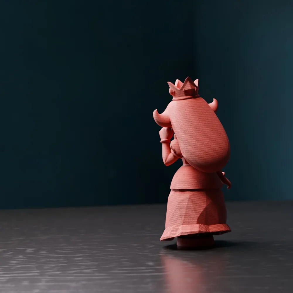 Low Poly Princess Peach Mini by TheLightning MakerWorld: Download Free ...