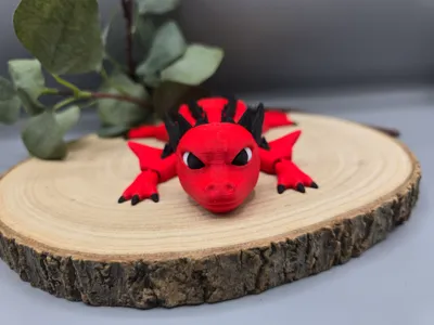 Grumpy Dragon by Malica MakerWorld: Download Free 3D Models