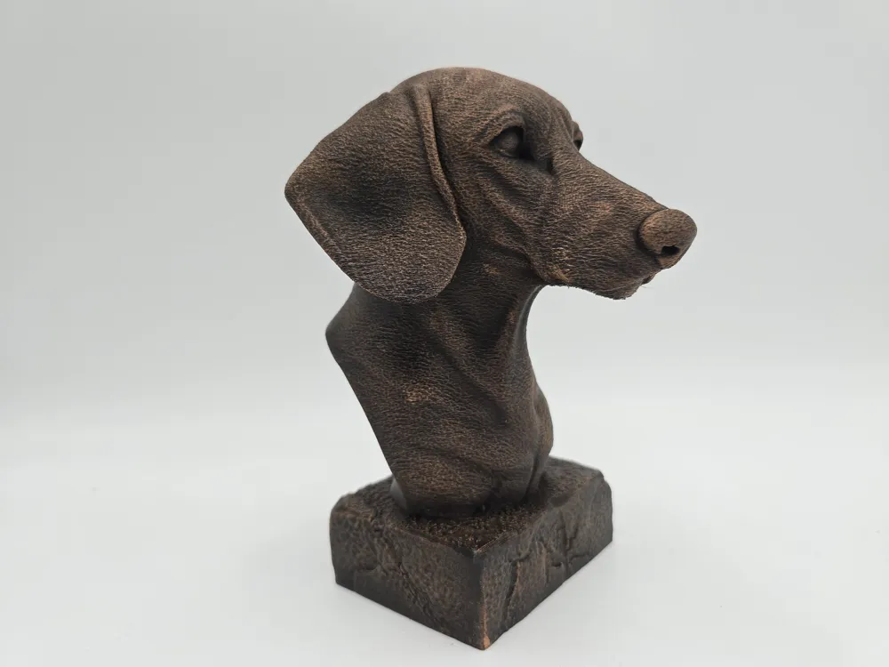 DACHSHUND BUST by Messy_Panda MakerWorld: Download Free 3D Models