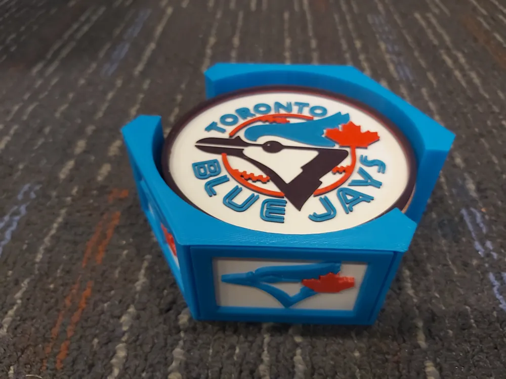 Toronto Blue Jays Coaster Set by Ritz MakerWorld: Download Free 3D Models