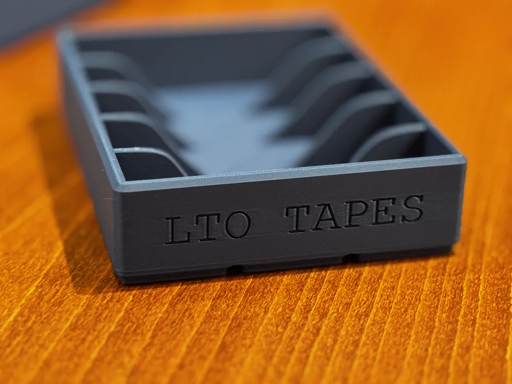 LTO Tapes Tray (holds 5) by TommyBoyChicago MakerWorld: Download Free ...