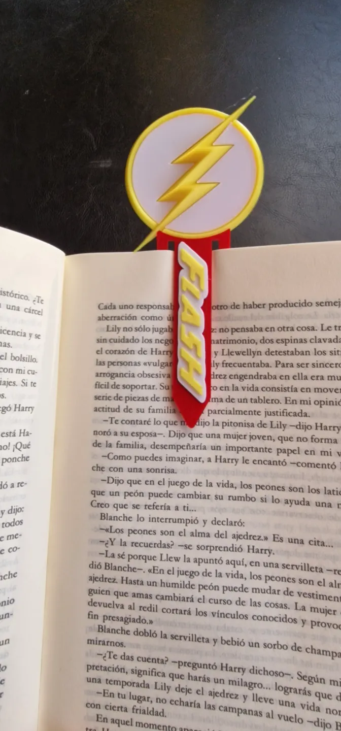 FLASH bookmark Marcador libros FLASH BOOK THE FLASH by darvil66 ...