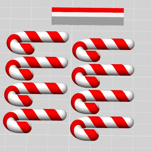 small&large candy canes - Free 3D Print Model - MakerWorld