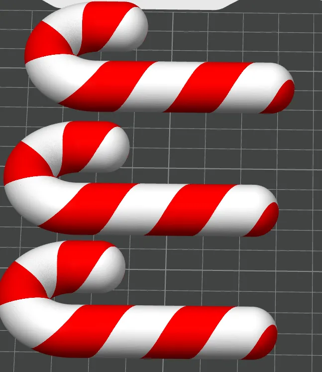 small&large candy canes - Free 3D Print Model - MakerWorld