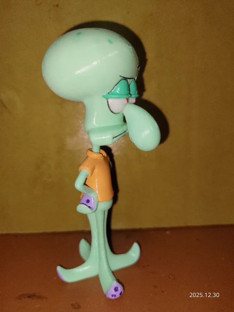 Squidward_Tentacles_Thaddäus_SpongeBob – Kostenloses 3D-Druckmodell ...
