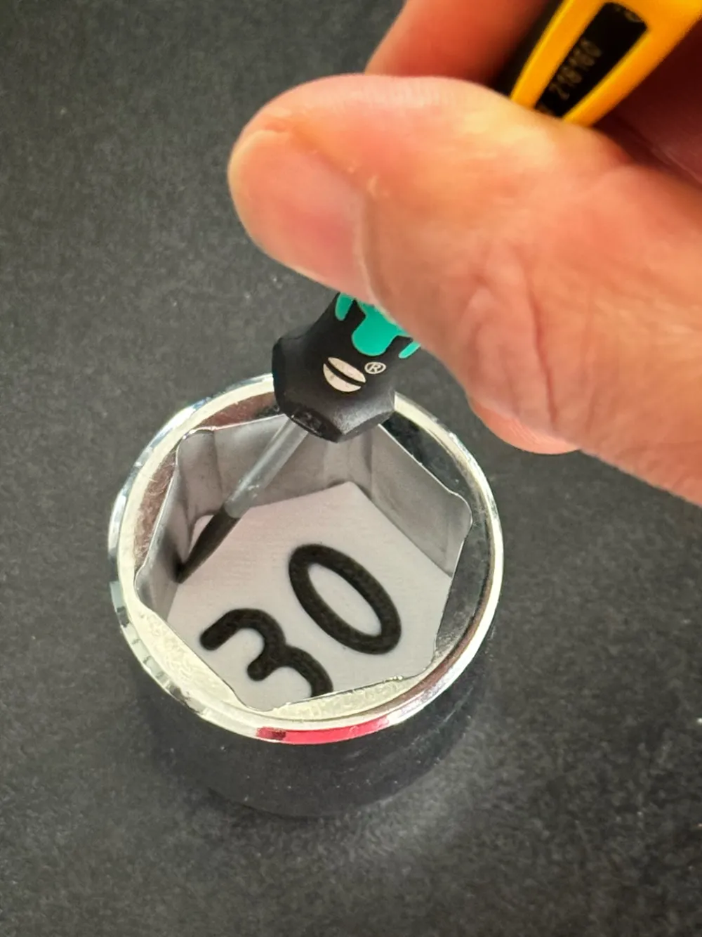 Hexagonal Socket Identification Tag/Label (metric) by dedge - MakerWorld