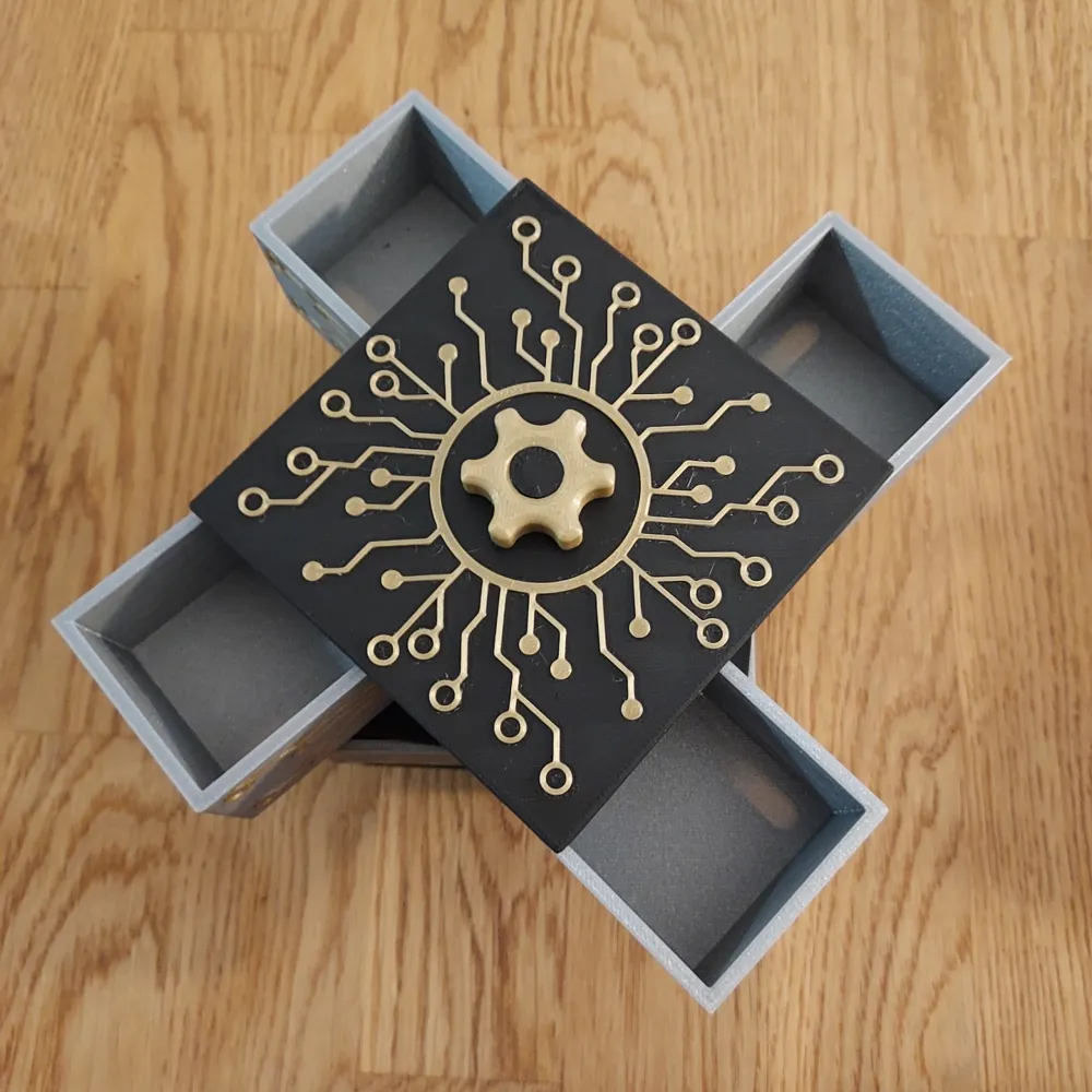 Electronic box - 2x4 compartments by 3Degrees MakerWorld: Download Free ...