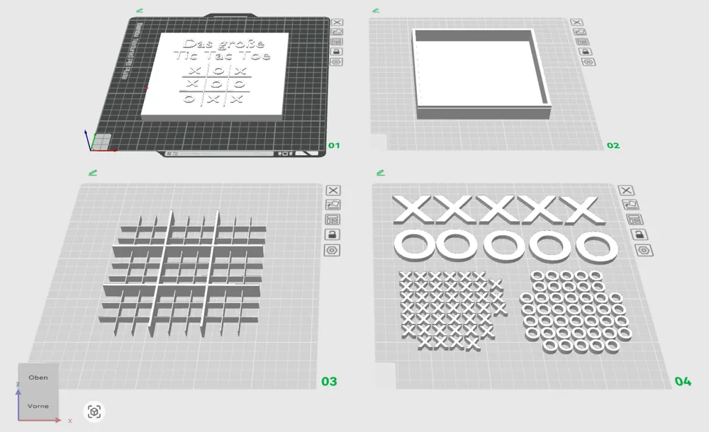 Das große Tic Tac Toe – Kostenloses 3D-Druckmodell – MakerWorld