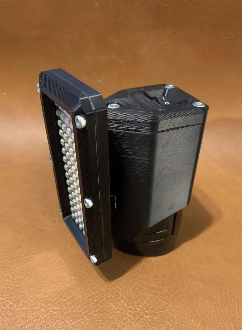 Flood Light Milwaukee M12 - Free 3D Print Model - MakerWorld