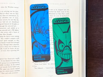 My Hero Academia Bookmarks - Deku and Shoto by Artful Creator ...