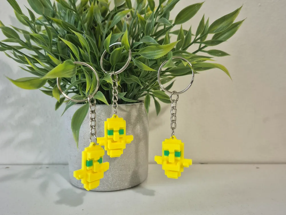 Llavero tótem de inmortalidad de Minecraft por Nismo3Dprint MakerWorld ...