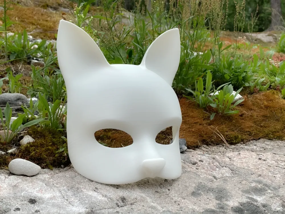 Therian Mask base by Jurdis MakerWorld: Download Free 3D Models