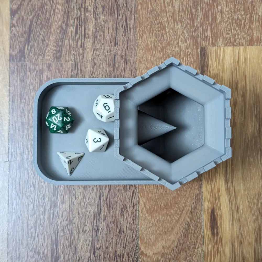 Medieval Dice Tower - Free 3D Print Model - MakerWorld