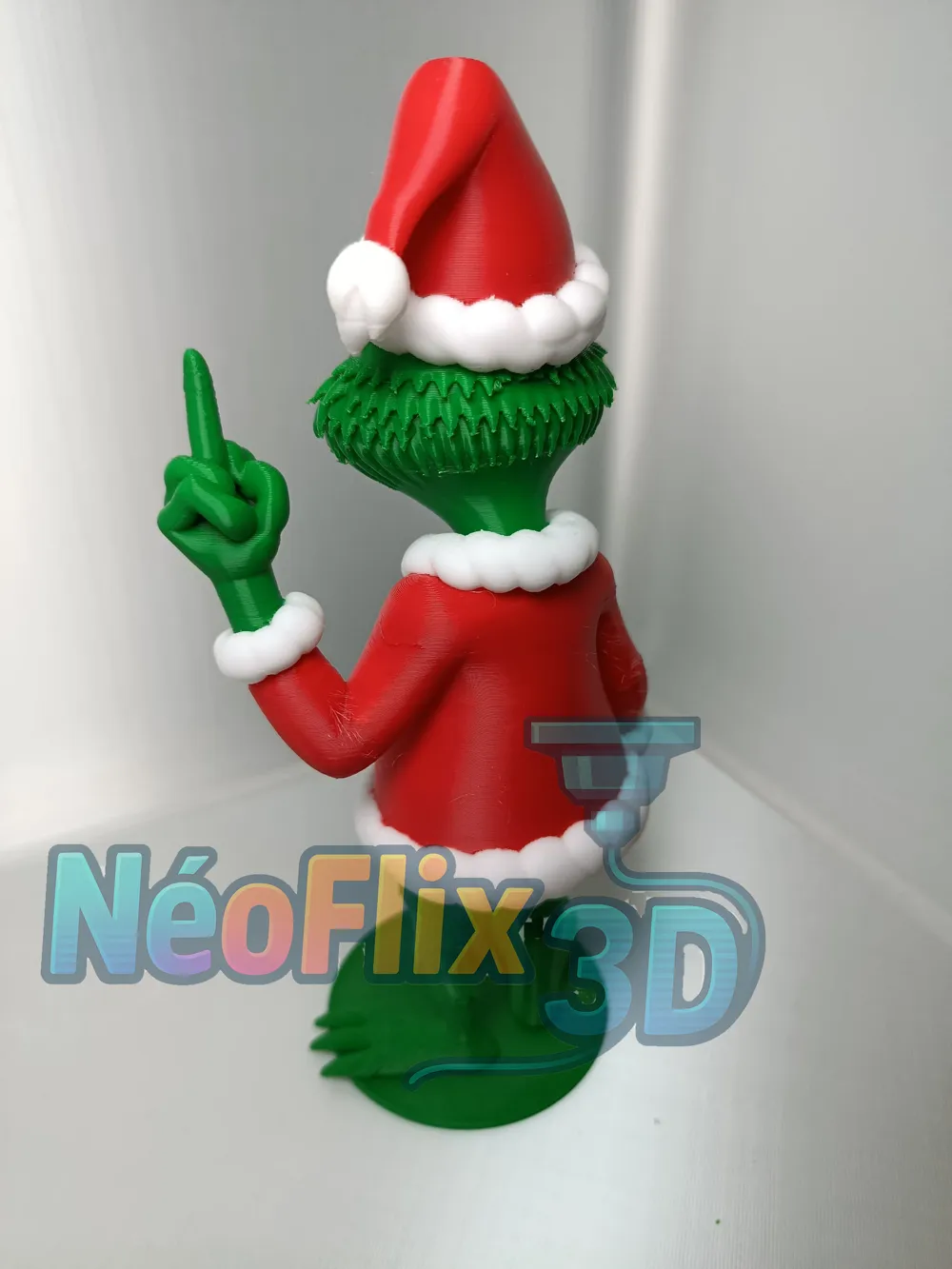 Grinch Doigt doigt insolent – Figurine de Noël - Modèle d'Impression 3D ...