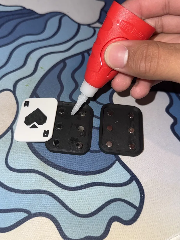 Ace Card Magnetic Fidget - Free 3D Print Model - MakerWorld