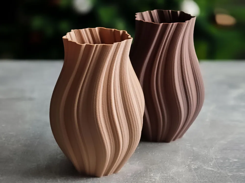 Wave Vase – Clean Wave Design - Free 3D Print Model - MakerWorld