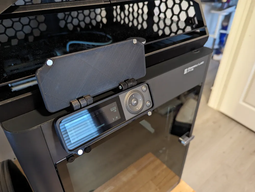 P1P/P1S hinged screen cover by darren.meier - MakerWorld